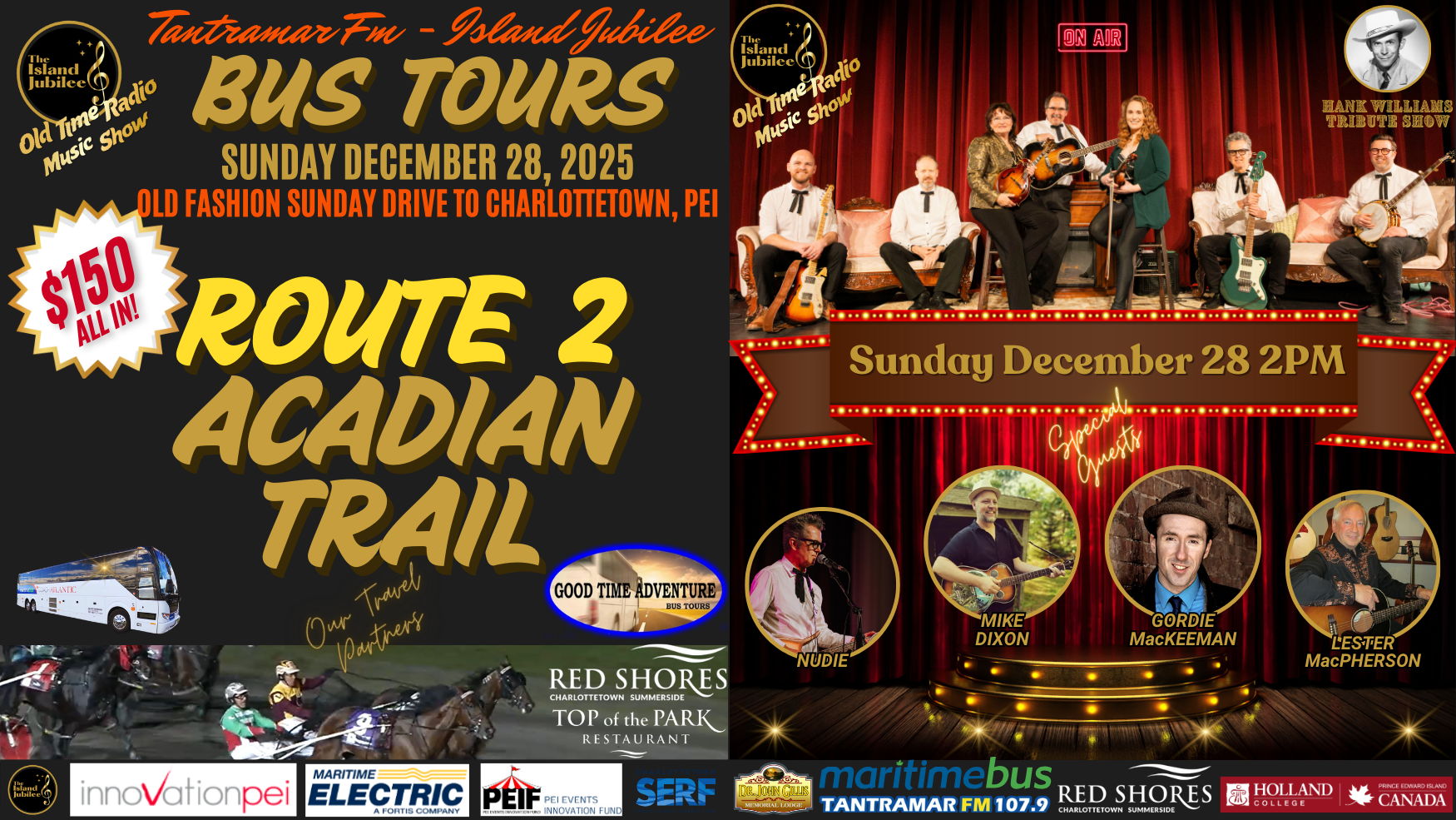Tantramar FM - Island Jubilee SUNDAY DRIVE Bus Tour: Route 2 - Acadian ...