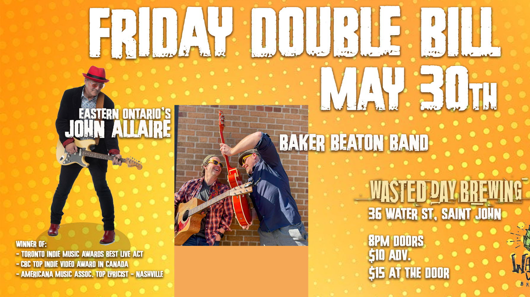 JOHN ALLAIRE Live at Wasted Day with BAKER BEATON BAND
