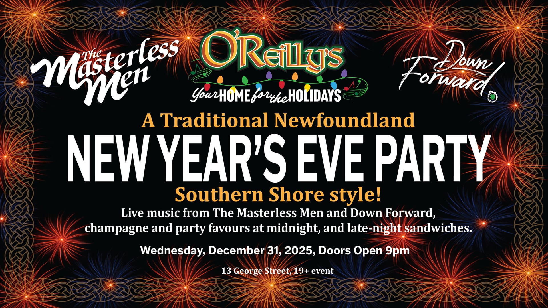 DANCE TICKETS: A Traditional Newfoundland New Year’s Eve — Southern ...