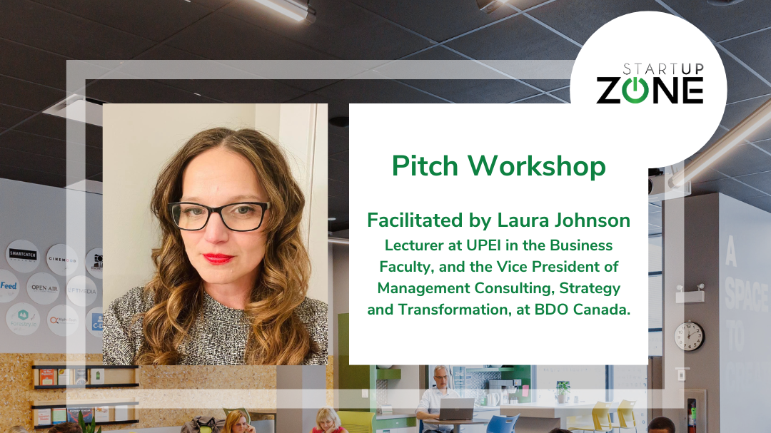 Pitch Workshop with Laura Johnson on April 24th at 6:30pm